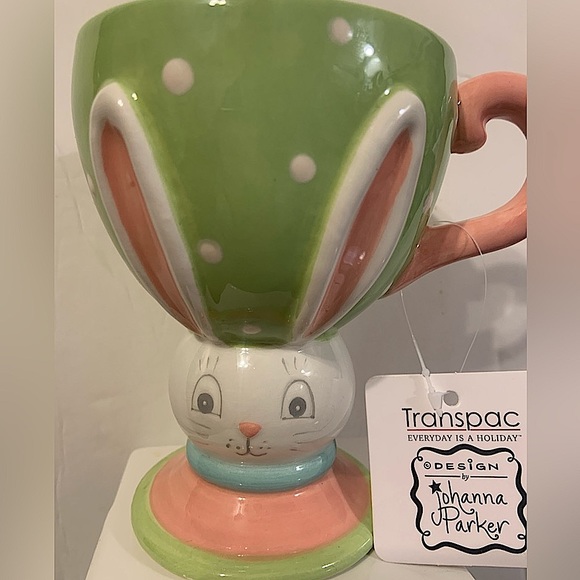 Holiday | Very Unusual Htf Johanna Parker Decorative Rabbit Cup | Poshmark